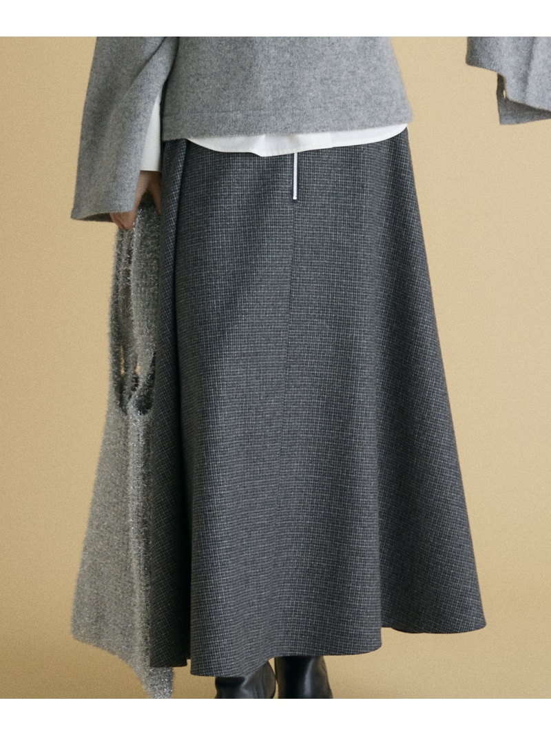 【楽天市場】《INED CLARO》フロントジップフレアスカート INED イネド スカート ロング・マキシスカート グレー ブラック【送料 ...