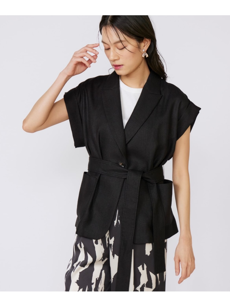 【楽天市場】【SALE／50%OFF】フレンチスリーブジャケット INED イネド ジャケット・アウター テーラードジャケット・ブレザー ...