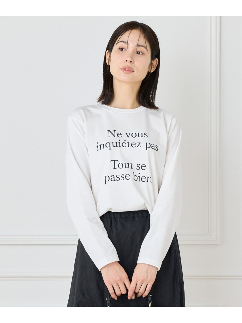 【楽天市場】《大きいサイズ》ロングスリーブロゴカットソー INED イネド トップス カットソー・Tシャツ ホワイト【送料無料】[Rakuten Fashion]：INED／イネド