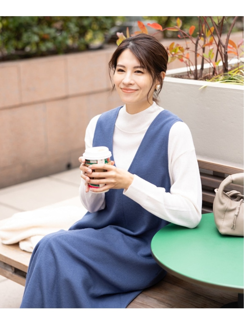 【楽天市場】【SALE／62%OFF】小顔見えハイネックニット INED イネド トップス ニット ホワイト イエロー ブルー グレー パープル ブラック ベージュ レッド【RBA_E】【送料 ...