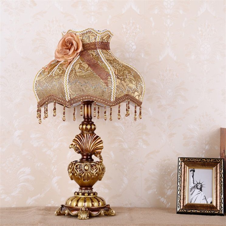 【楽天市場】送料無料 デスクライト ベッドサイドランプ テーブルランプ スタンドライト 卓上ライト きれい 花柄 レトロ 雰囲気 和室 洋室 ...