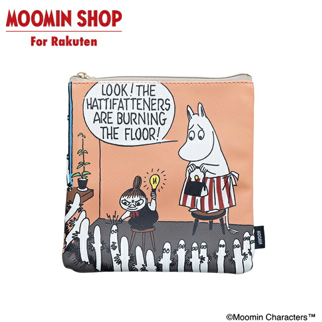 【楽天市場】MOOMIN COMIC COLOR フラットポーチ ベージュ：MOOMIN SHOP 楽天市場店