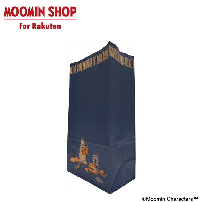 【楽天市場】ラッピング袋 角底袋 ブック ネイビー MOOMIN ムーミン インディゴ：MOOMIN SHOP 楽天市場店