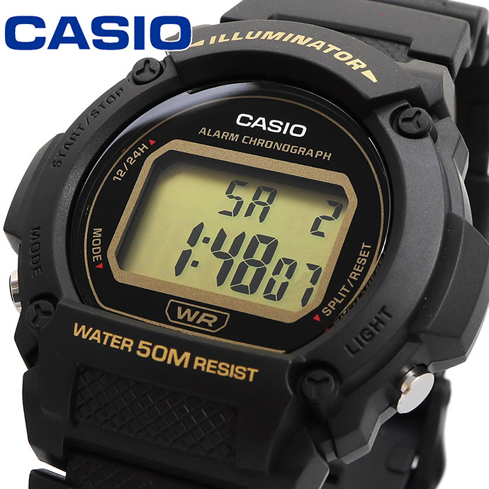【楽天市場】CASIO 腕時計 カシオ 時計 ウォッチ チープカシオ チプカシ デジタル シンプル メンズ W-219H-1A2V [並行輸入 ...
