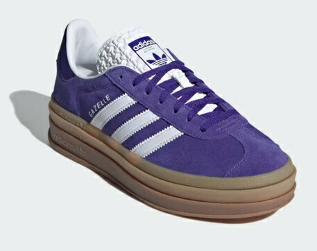 【楽天市場】【adidas】IE0419 adidas GAZELLE BOLD W PURPLE アディダス ガゼルボールド パープル ...