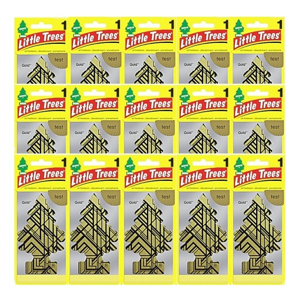 【楽天市場】【NEW】Little Trees リトルツリー エアフレッシュナー 釣り下げ式 Gold ゴールド 15枚セット 芳香剤 ...