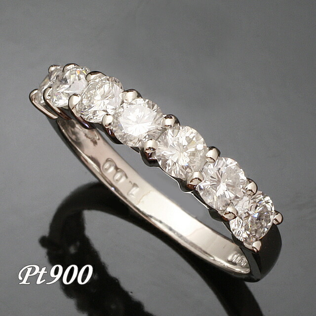 【楽天市場】【送料無料】Pt900 1.0ct ダイヤモンド リング 「93364P」 *：ジュエリーショップ ウェイ