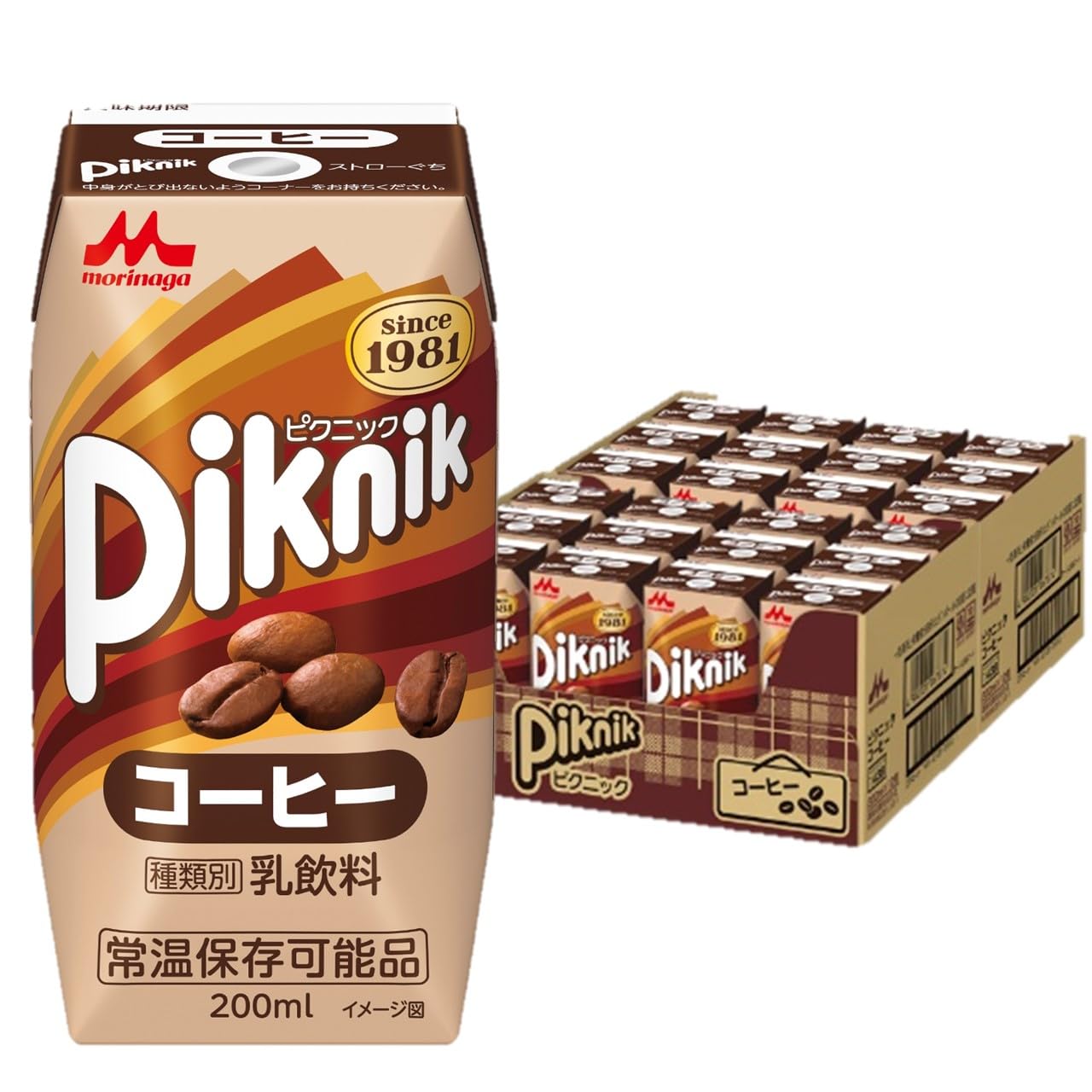 【楽天市場】森永乳業 ピクニック コーヒー 200ml ×24本[紙パック 飲料 ドリンク 飲み物 常温保存]：shopashito