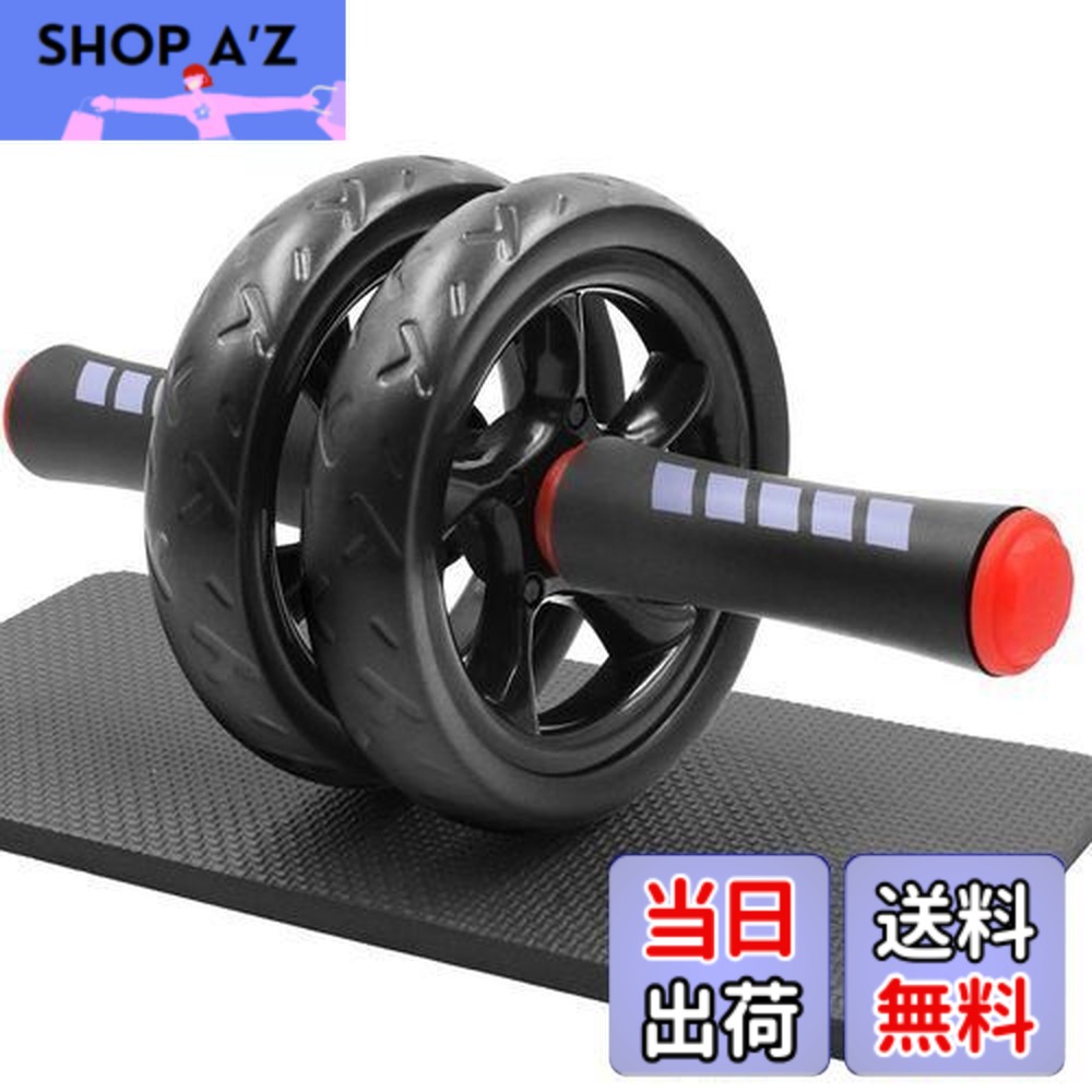 【楽天市場】FEELCAT 腹筋ローラー アブローラー スリムトレーナー アブホイール 上半身筋トレ 膝保護マット付き 耐荷重200kg (A ...