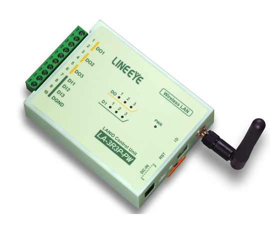 【楽天市場】ラインアイ 無線LAN接続型デジタルIOユニット リレー接点3出力/ドライ接点3入力 1式 LA-3R3P-PW2：Shop de ...