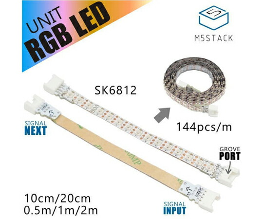 【楽天市場】M5Stack M5Stack用NeoPixel互換 LEDテープ（50cm） 1本 M5STACK-NEOPIXEL-50：Shop de clinic楽天市場店