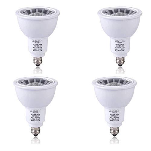 【楽天市場】LED E11スポットライト E11口金 調光器対応 LED E11電球 500LM 5W 50w形相当 ハロゲン電球 広角タイプ 昼光色6000K 省エネ(4個入り ...