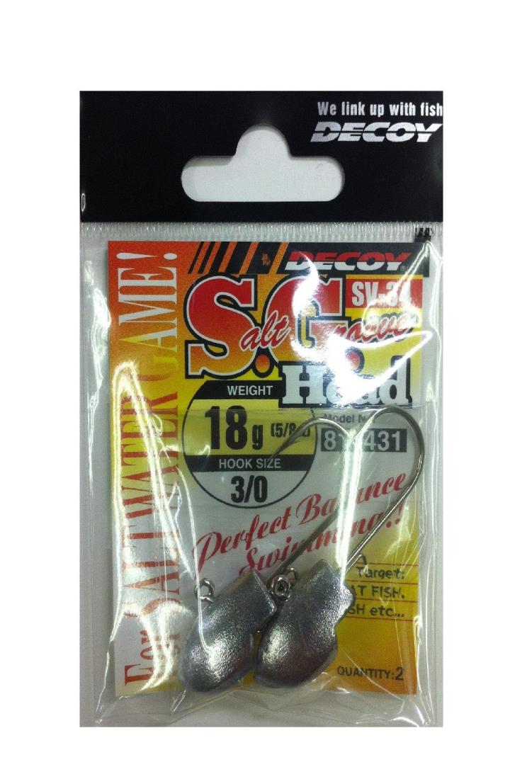 【楽天市場】カツイチ(KATSUICHI) S.G.ヘッド SV-34 3/0-5/8(18g)：shopevergreen