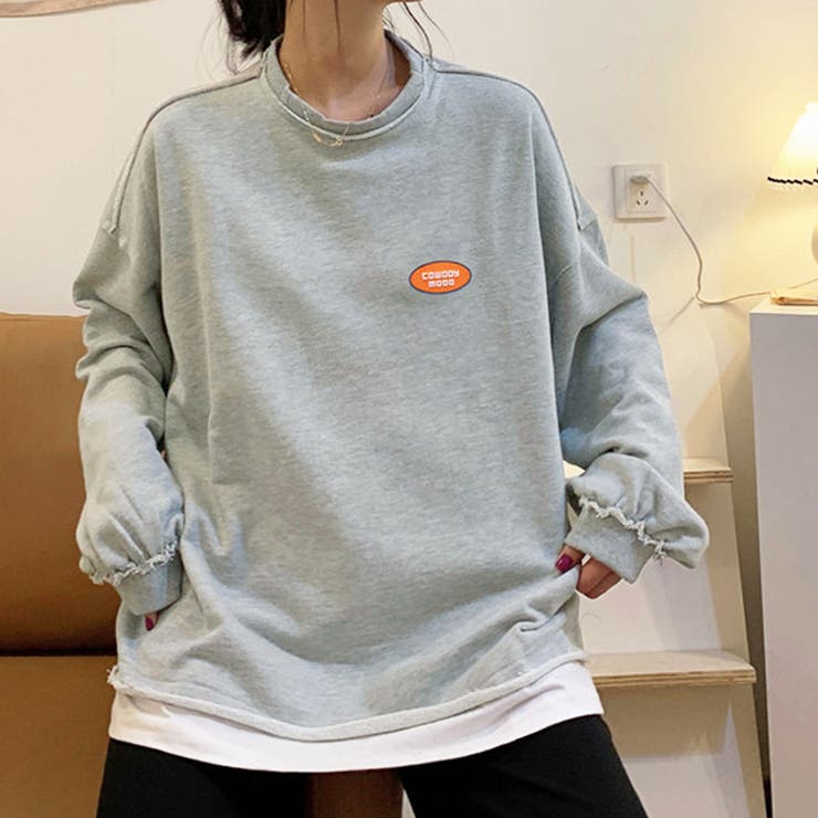 【楽天市場】【店内全品10%OFF】Tシャツレディース 重ね着風 ロンt長袖：SHOPLIST