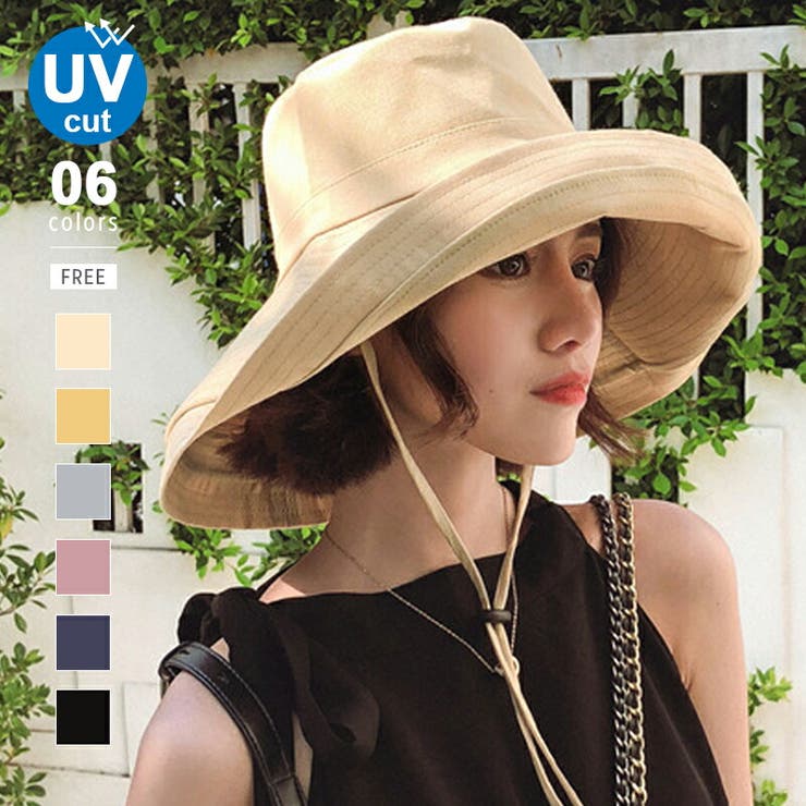 【楽天市場】COCOMOMO 帽子 uvカット バケットハット レディース uv つば広 大きいサイズ 折りたたみ ハット 紫外線カット 日よけ あご紐 飛ばない 深め 深い 日焼け防止 ...