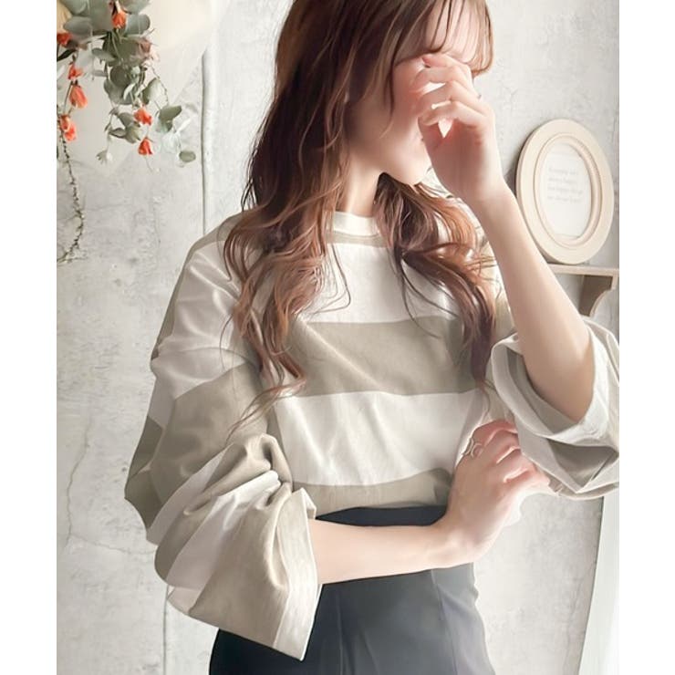 【楽天市場】【6/11 1:59まで 10%OFFクーポン】Classical Elf 《JaVa ジャバコラボ》綿100％ワイドボーダー裾ラウンドbigシルエットロンTee トップス ...