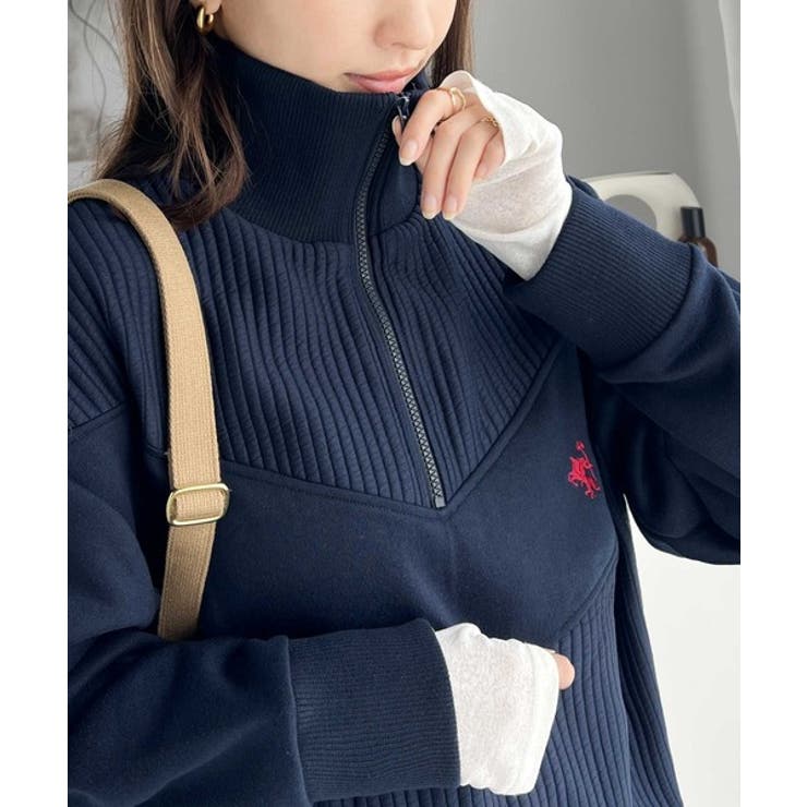 【楽天市場】Classical Elf 《Javaジャバコラボ》トレンドアイテムを格上げ。切替ハーフジップPO トップス：SHOPLIST