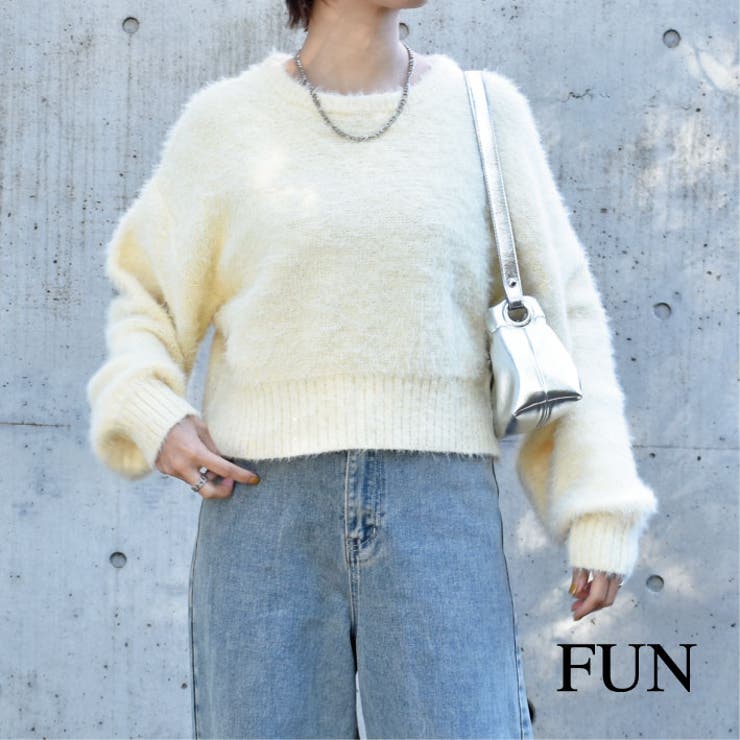 【楽天市場】スパンコールフェザーニット：SHOPLIST