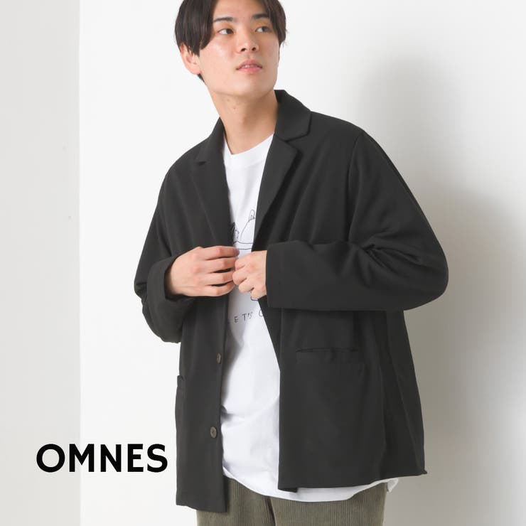 【楽天市場】【OMNES Another Edition】メンズ ストレッチ梨地ワイドシルエット2Bテーラードジャケット：SHOPLIST