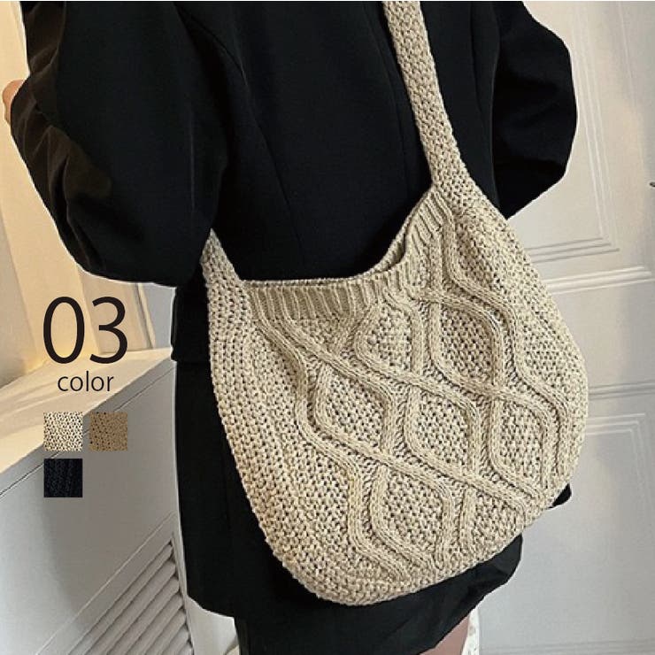 【楽天市場】SETUP7【WOMEN】 【SETUP7】ケーブル編みニットショルダーバッグ SCCH419 バッグ・鞄：SHOPLIST