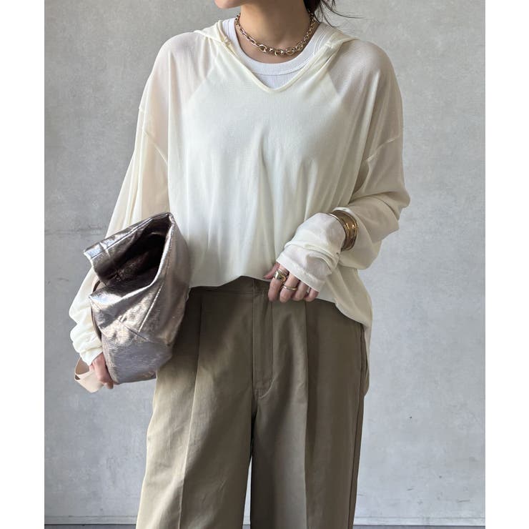 【楽天市場】PAL GROUP OUTLET 【DouDou】フーディーチュールプルオーバー トップス：SHOPLIST