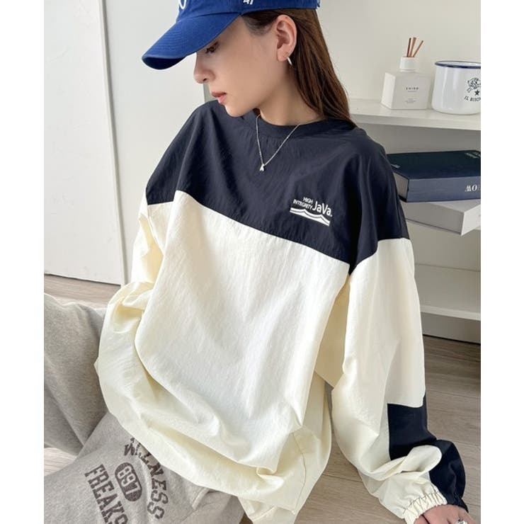 【楽天市場】Classical Elf 《Javaジャバコラボ》スポカジで差をつける。裾ドロストバイカラーシアープルオーバー アウター(コート・ジャケットなど)：SHOPLIST