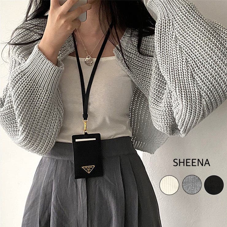 【楽天市場】【1/16 1:59まで 10%OFFクーポン】ボレロニットカーディガン 秋 冬 秋服 冬服 長袖 ニット 羽織 ボレロ ショート ...