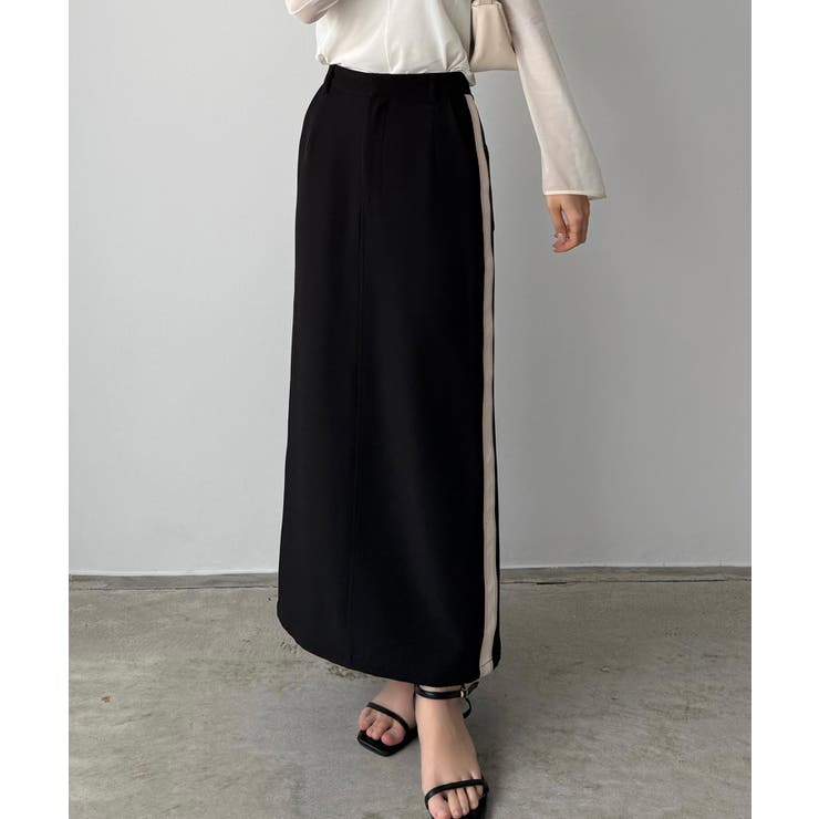 【楽天市場】JUNOAH callautia サイドラインIラインスカート スカート：SHOPLIST
