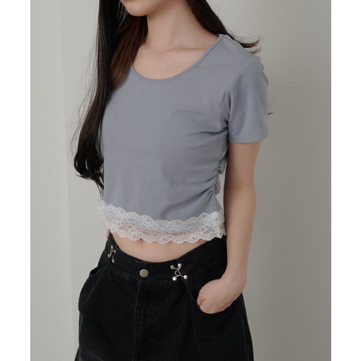 【楽天市場】【7/11 1:59まで 5%OFFクーポン】PAL GROUP OUTLET 【RAY CASSIN】BACKレースドロストT ...