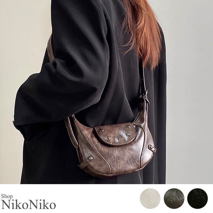 【楽天市場】ShopNikoNiko 夏新作 スタースタッズ PUレザー ワンハンドルバッグ韓国っぽ 韓国バッグ アーバンパンク カバン かばん 斜め掛けバッグ 肩掛けバッグ ラウンドバッグ ...