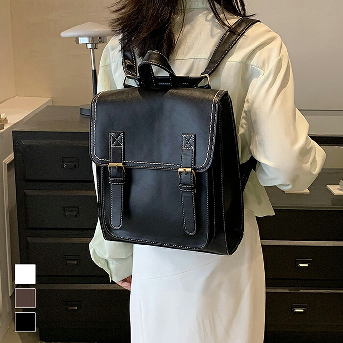 【楽天市場】スクールバッグ 女子 リュックサック 学生鞄 中学生 双肩包 高校生 学生 ipad収納可 PU合皮 学生カバン 入学祝い 通学 ...