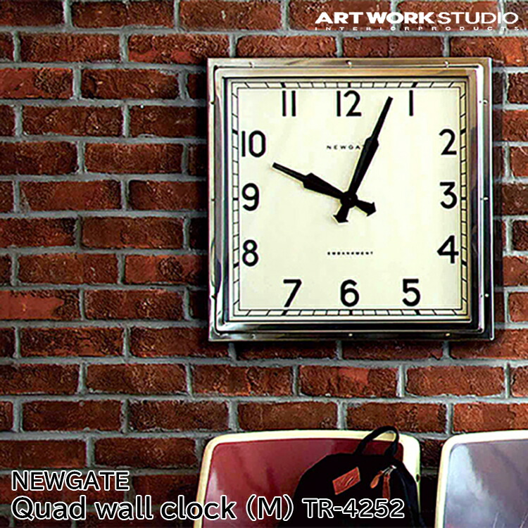 【楽天市場】NEWGATE Quad wall clock M ニューゲート クヮドウォールクロック M 掛け時計 ビンテージ ヴィンテージ ...