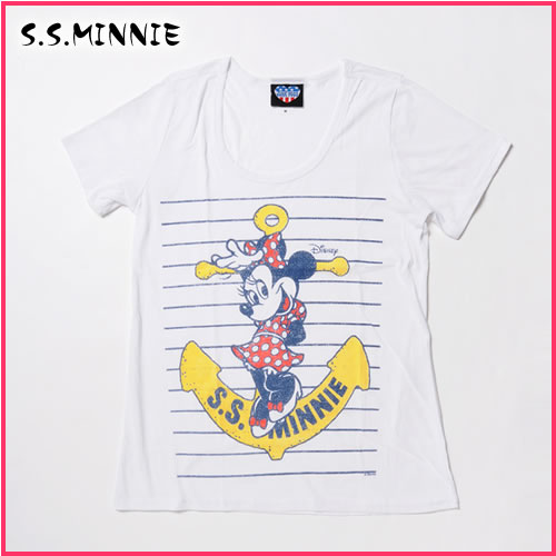 【楽天市場】ジャンクフード レディース 半袖Tシャツ S.S.MINNIE エレクトリックホワイト(WD388-3163) お買い物マラソン ...