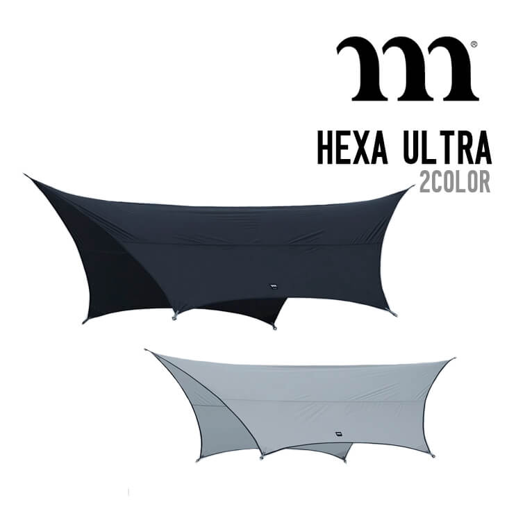 【楽天市場】MURACO ムラコ HEXA ULTRA ヘキサ ウルトラ キャンプ アウトドア BLACK GREY タープ：【SIDECAR ...