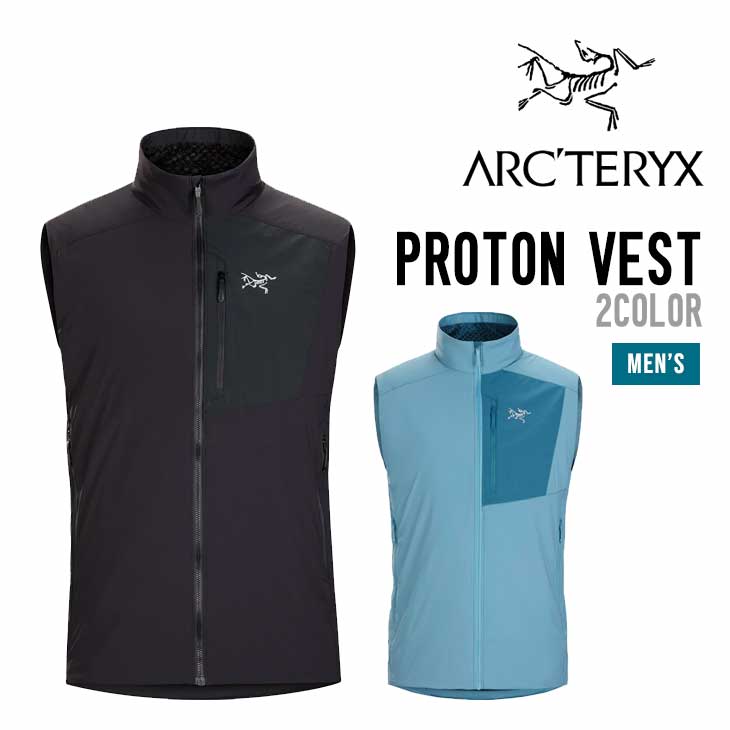 【楽天市場】ARC'TERYX アークテリクス PROTON VEST プロトン ベスト 正規品 メンズ 軽量 立体構造 防風 ...