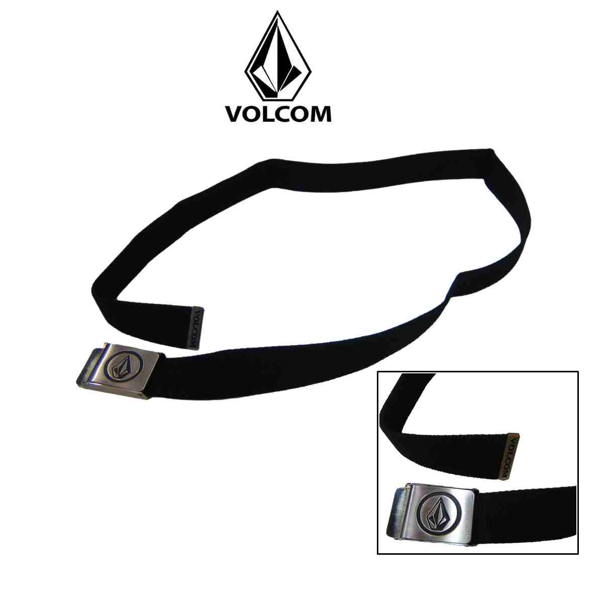 【楽天市場】VOLCOM BELT ボルコム ベルト ブラック フリーサイズ：SIDESTANCE R04