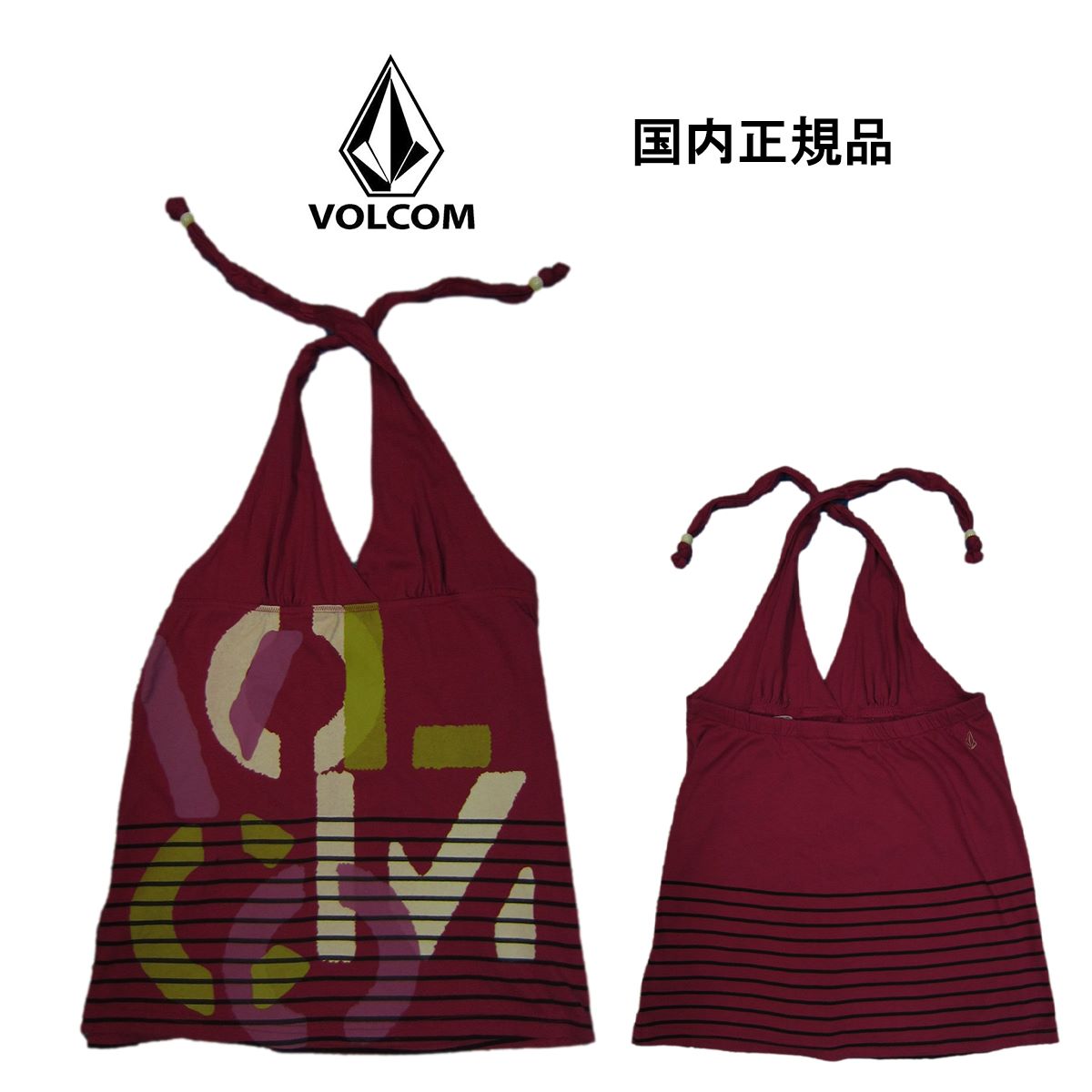 【楽天市場】volcom ホルダーネックワンピースボルコム レディース国内正規品：SIDESTANCE R04