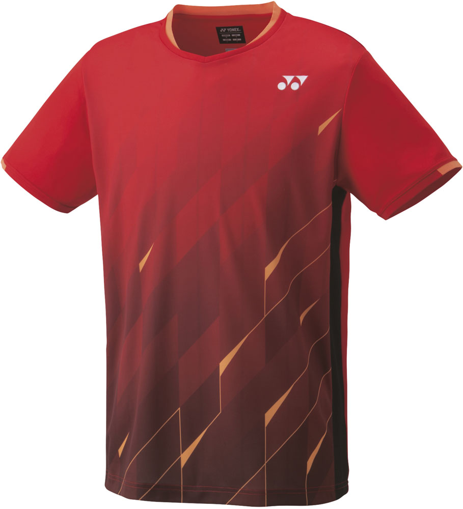 【楽天市場】ヨネックス ユニゲームシャツ（フィットスタイル） サンセットレッド Yonex 10463 496：しげこ堂 楽天市場店
