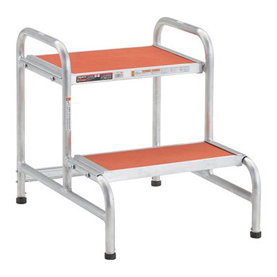 【楽天市場】トラスコ TRUSCO オレンジブック 業務用 踏み台 作業台 H0.45m 作業用踏台 アジャスター付 AF-A2 510 ...