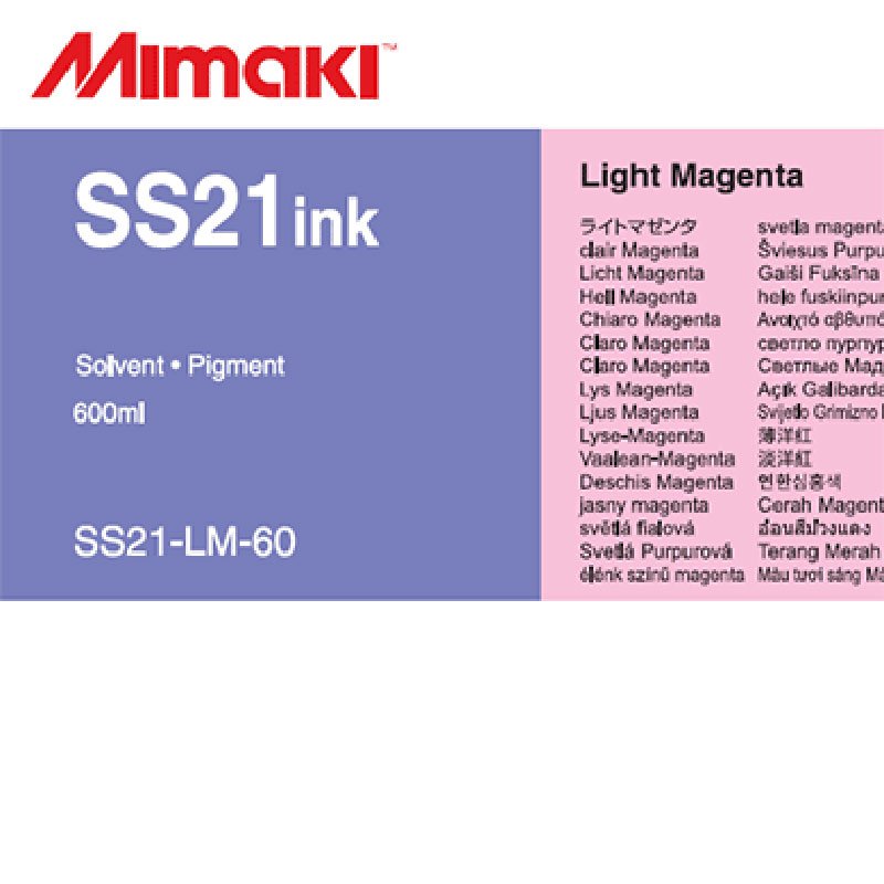 【楽天市場】ミマキエンジニアリング インク Mimaki SS21 SS21-LM-60 ライトマゼンタ (600mlパック) 看板 サイン：看板のサインシティ 楽天市場店