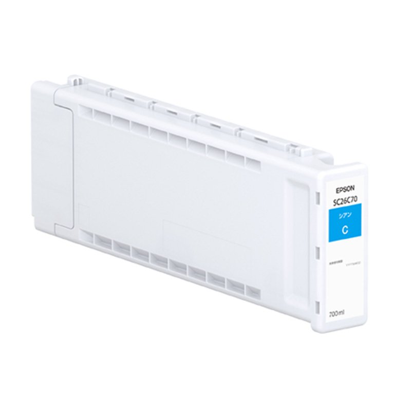 【楽天市場】エプソン 純正 インク カートリッジ SC26C70 シアン 700ml インクジェットインク：看板のサインシティ 楽天市場店