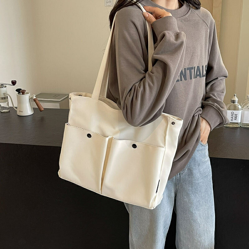 【楽天市場】仕切り付き トートバッグ レディース トート バッグ A4対応 通勤 通学 大きめ キャンバス 帆布 バッグ 大き目 バッグ キャンバスバッグ マザーズバッグ ママバッ 手提げ ...