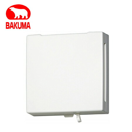 【楽天市場】バクマ工業 RE-150J 樹脂製角型レジスター 自然給気用 標準型 壁面取付用 アイボリー：分電盤・架台・ドアホンのザイマ