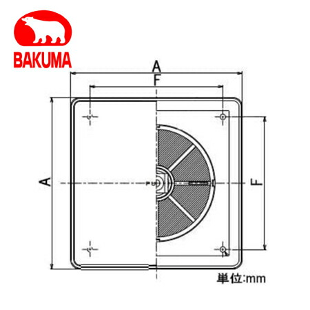 【楽天市場】バクマ工業 REPD-150JF-PM-BK 樹脂製プッシュ式レジスター PM2.5対応+空気清浄フィルター付 自然給気用 操作部着脱式 壁面・天井面取付兼用型 ブラック：分電盤 ...