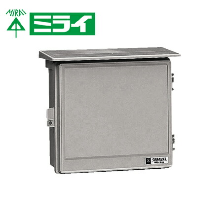 【楽天市場】未来工業 WB-12AG ウォルボックス 屋根付 グレー【取寄商品】：分電盤・架台・ドアホンのザイマ