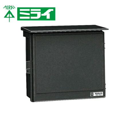 【楽天市場】未来工業 WB-16AK ウォルボックス 屋根付 黒【取寄商品】：分電盤・架台・ドアホンのザイマ