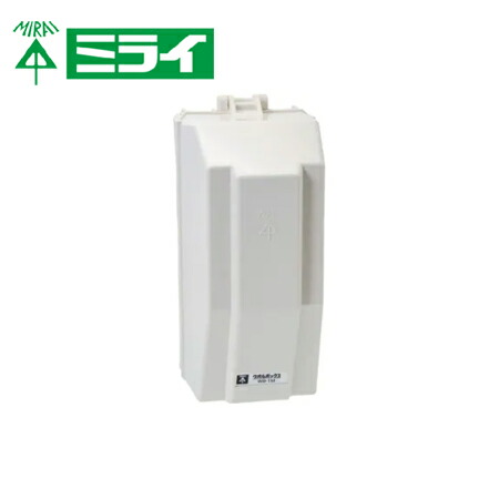 【楽天市場】未来工業 WB-4M ウォルボックス プラスチック基台 ミルキーホワイト【取寄商品】：分電盤・架台・ドアホンのザイマ