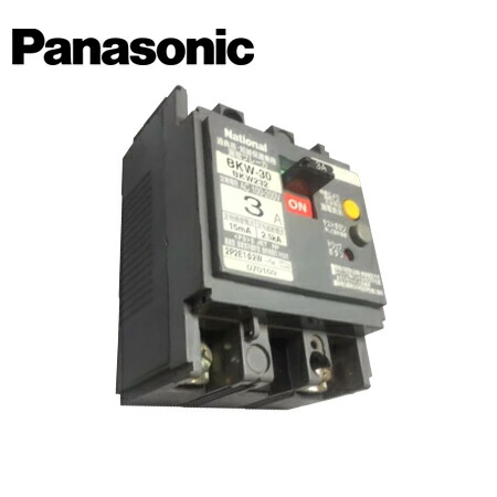 【楽天市場】Panasonic/パナソニック BKW232 漏電ブレーカ BKW型 盤用 BKW-30型 2P2E 3A 15mA【取寄商品 ...