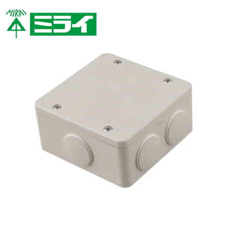 【楽天市場】未来工業 PVK-ANPJ PVKボックス（防水タイプ） ベージュ【取寄商品】：分電盤・架台・ドアホンのザイマ