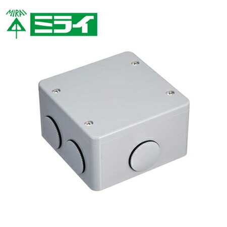 【楽天市場】未来工業 PVK-BNP PVKボックス（防水タイプ） グレー【取寄商品】：分電盤・架台・ドアホンのザイマ